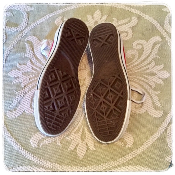 Converse | Shoes | Vintage Red Converse Allstar Lowtop Tennis Shoe ...